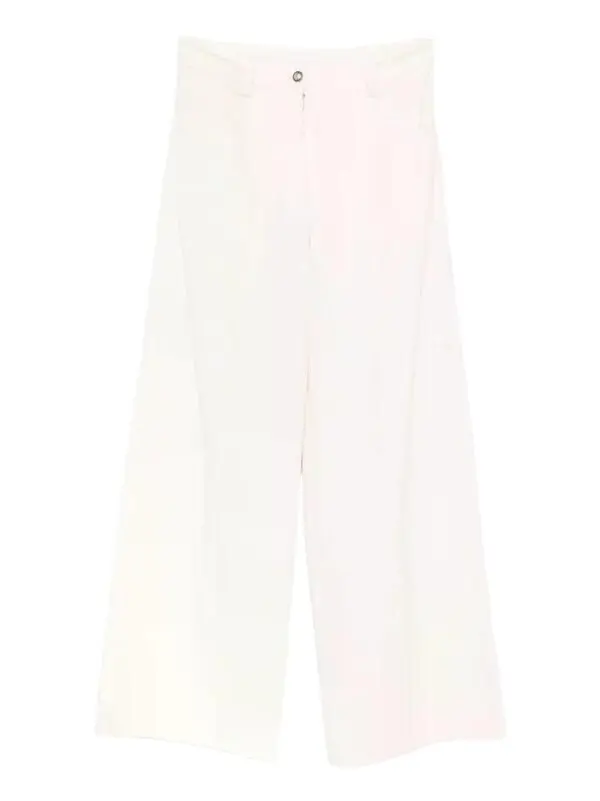 FORTE_FORTE Corduroy Wide-leg Trousers - Neutrals