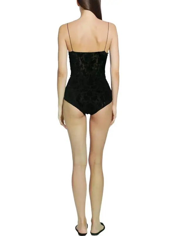 PAULINE DUJANCOURT Liqaa" Lace Body - Black