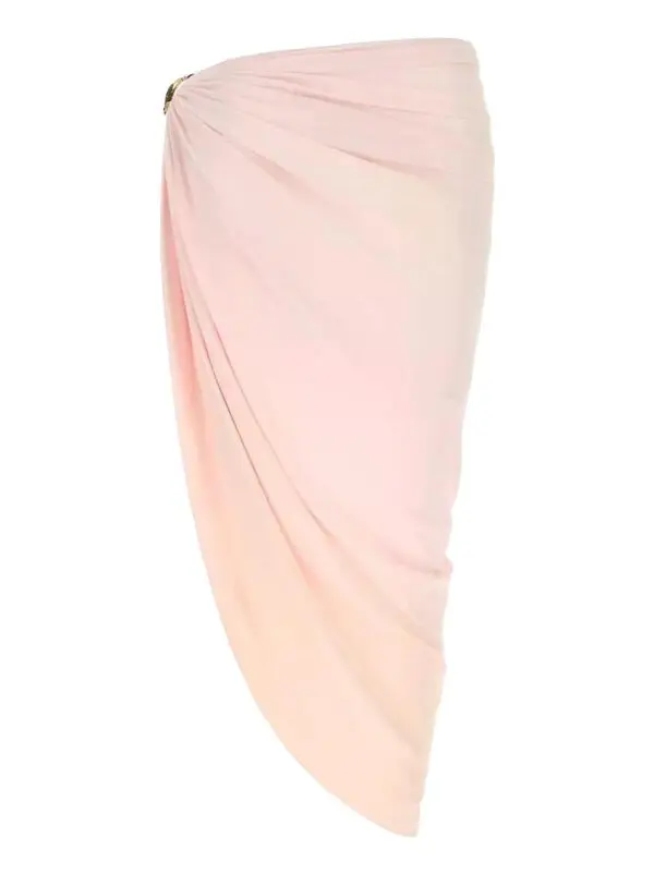 Sportmax Licenza Draped Asymmetric Midi Skirt - Pink