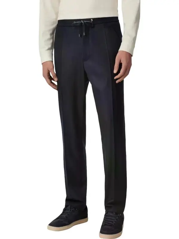 BRETT JOHNSON Tailored Track Pants - Blue