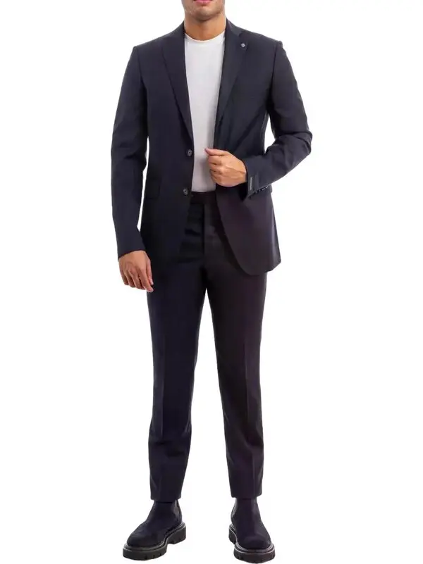 Tagliatore Wool Single-breasted Suit - Blue