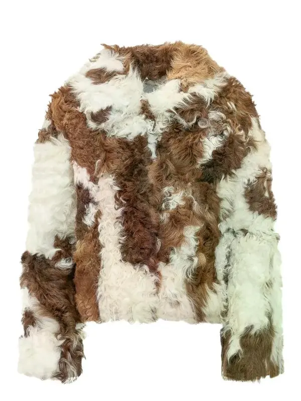MARTHA LOUIS Claudia Shearling Jacket - Brown