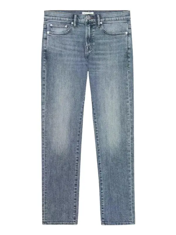 FRAME Faded Effect Slim-fit Jeans - Blue