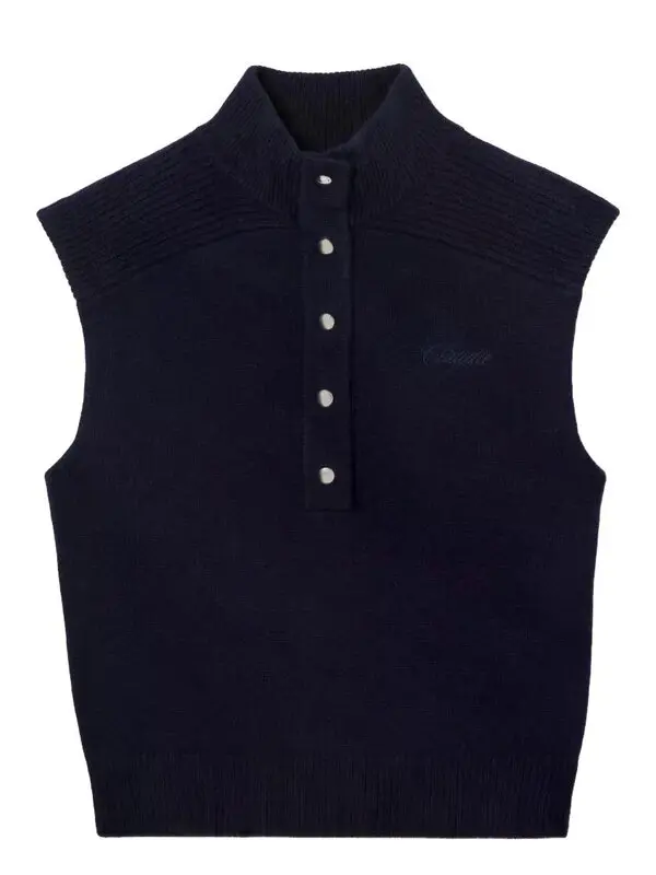 Claudie Pierlot Sleeveless Wool Jumper - Blue