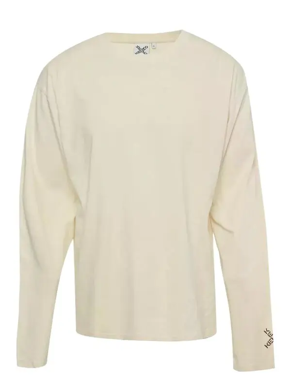 Kenzo Logo Long-sleeve T-shirt - Neutrals
