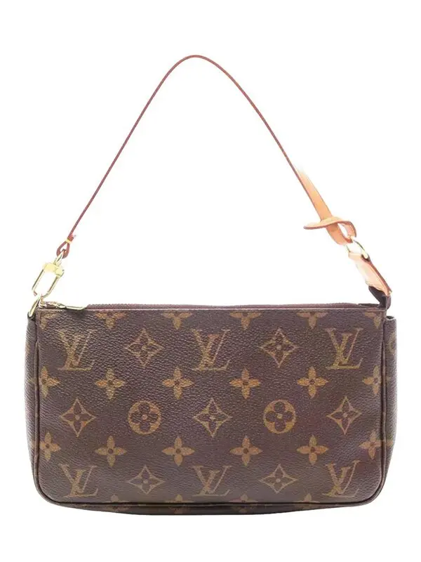 LOUIS VUITTON Monogram Pochette Accessoires Shoulder Bag - Brown