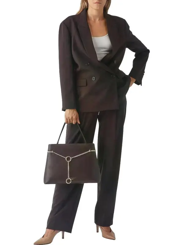 TWINSET Chain-detail Tote Bag - Brown