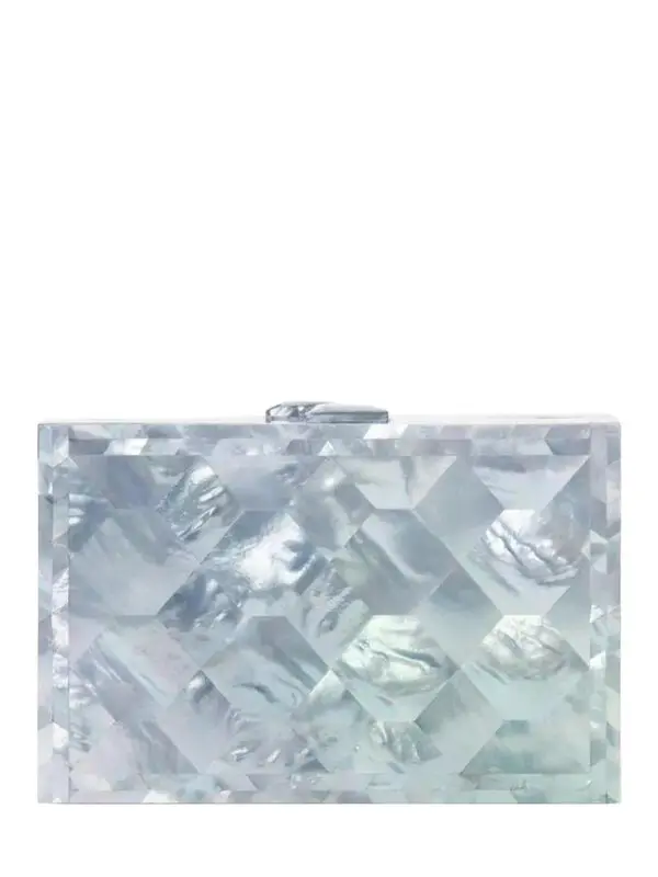 FREYA ROSE Athena Mother-of-pearl Clutch Bag - Blue