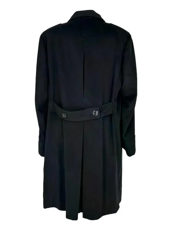 TOM FORD Double-breasted Cashmere Coat - Black