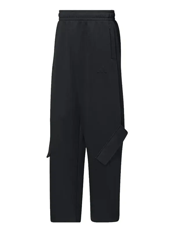 ARTE ANTWERP Logo-embroidered Cargo Track Pants - Black