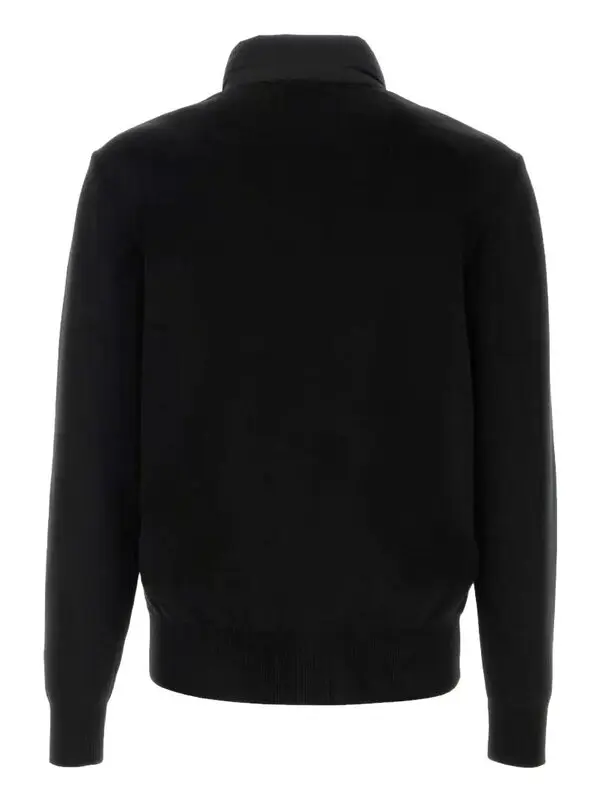 Mackage Quilted High Neck Zip-up Jacket - Black