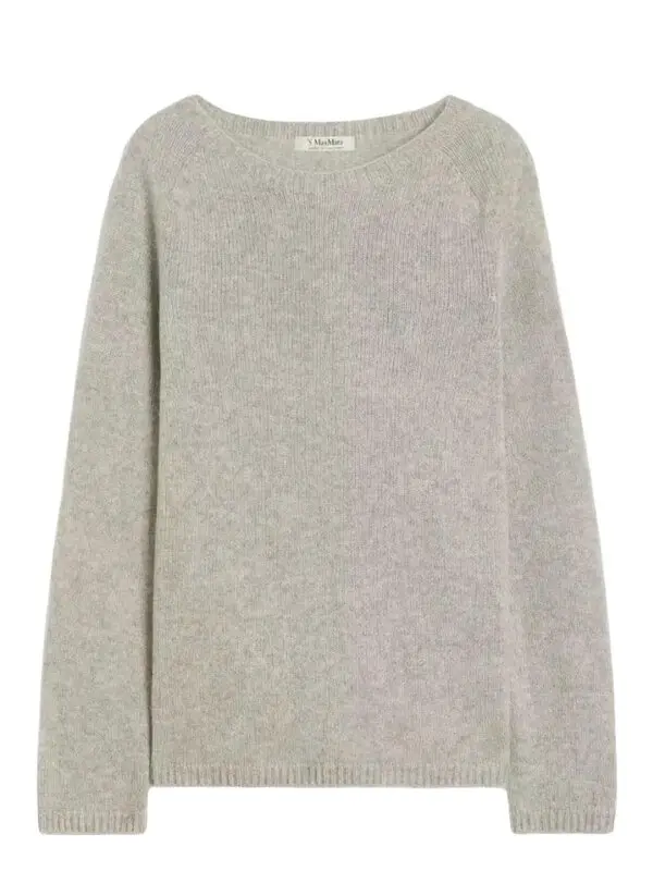 Max Mara Raglan Sleeve Knit Sweater - Neutrals