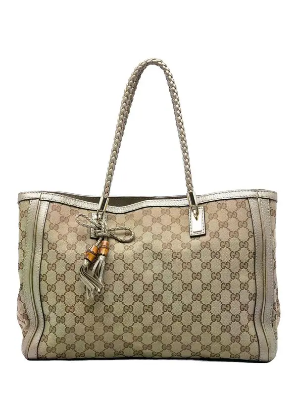 Gucci Gg Canvas Bella Tote Bag - Neutrals