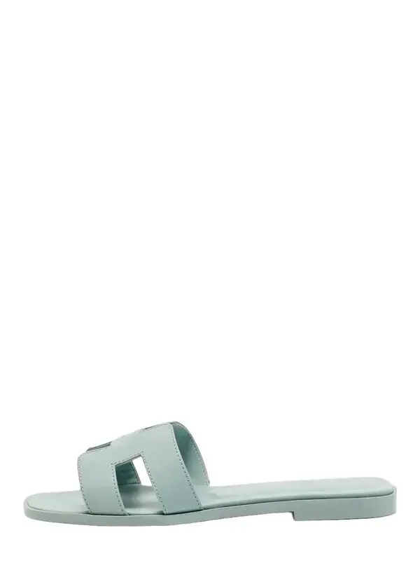 Hermès Oran H Cut-out Sandals - Blue