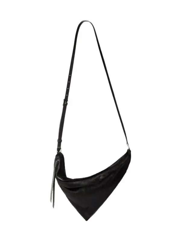 LEMAIRE Pocket Scarf Bag In Pony-style Leather - Black