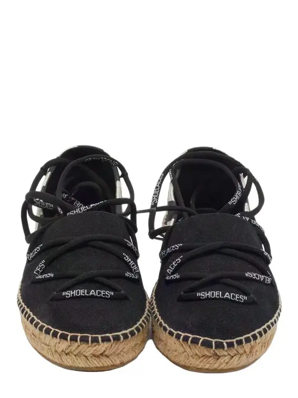 Off-White Diagonal Espadrilles - Black