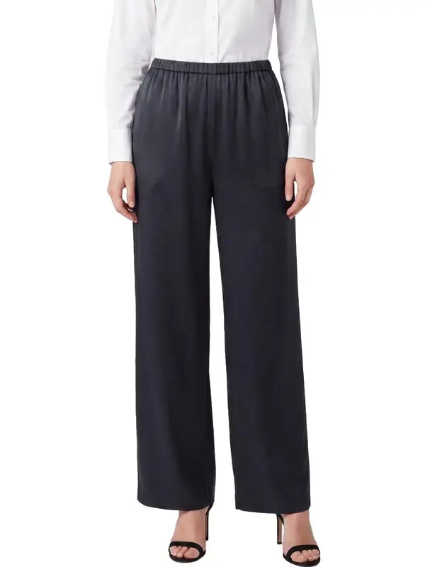 BY MALENE BIRGER Palazzo Jersey Trousers - Black