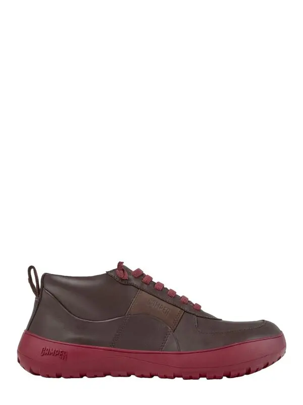 Camper Peu Serra Leather And Gore-tex Ankle Boots With Vibram Sole - Brown