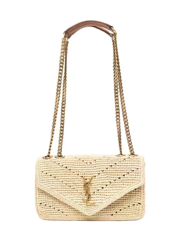 Saint Laurent Small Loulou Shoulder Bag - Neutrals