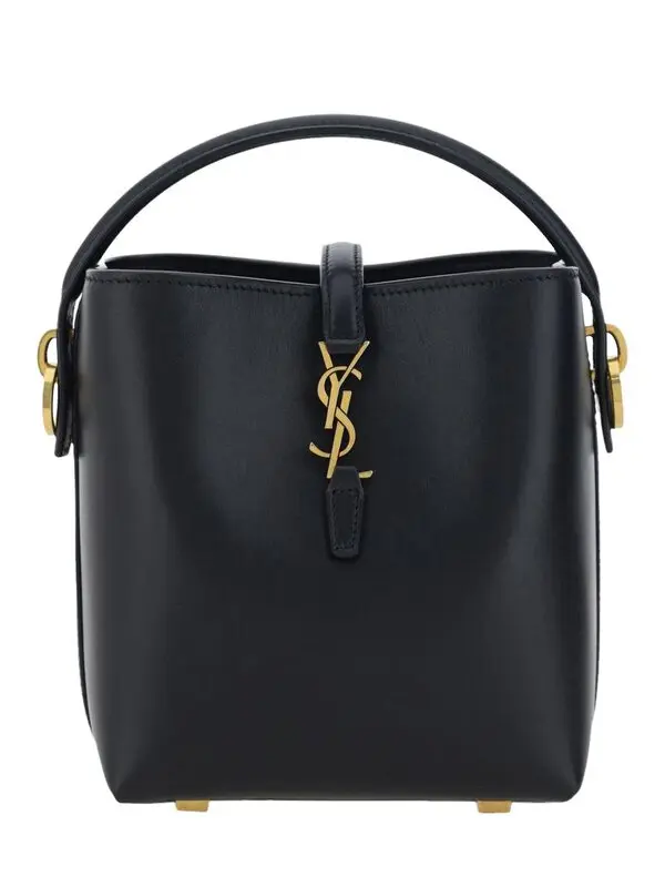 Saint Laurent Le 37 Leather Mini Bag - Black