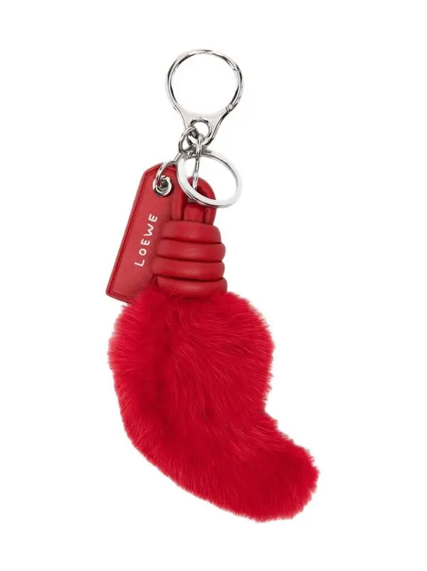 Loewe Lion Charm - Red