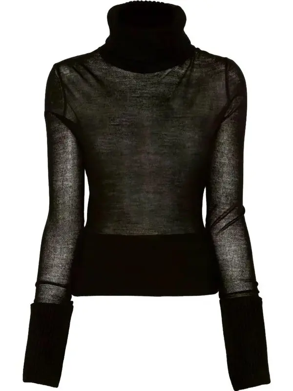 Our Legacy Inverse Turtleneck Top - Black