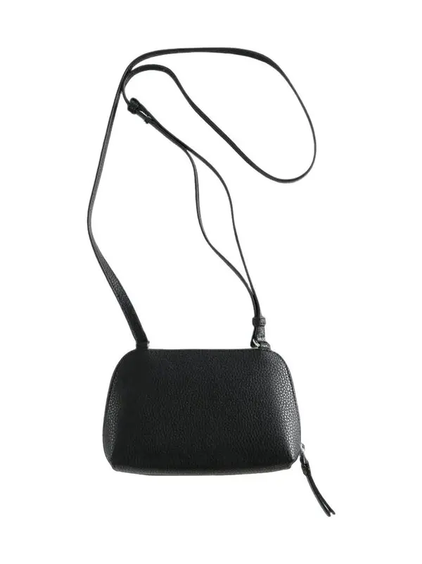 Marc Jacobs Logo-print Leather Cross-body Bag - Black