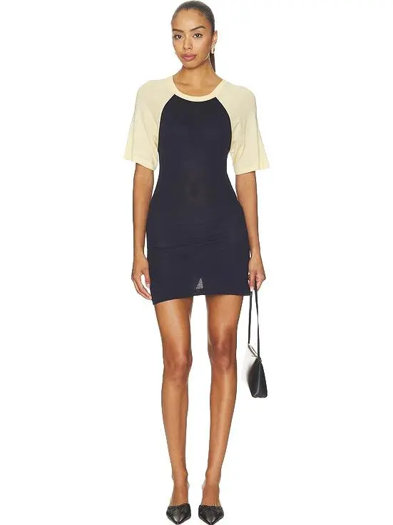 Orseund Iris Knitted Raglan Mini Dress - Multi