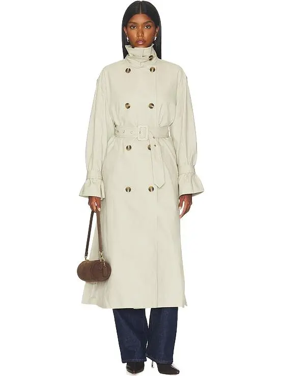 Tularosa Melina Trench Coat - Beige