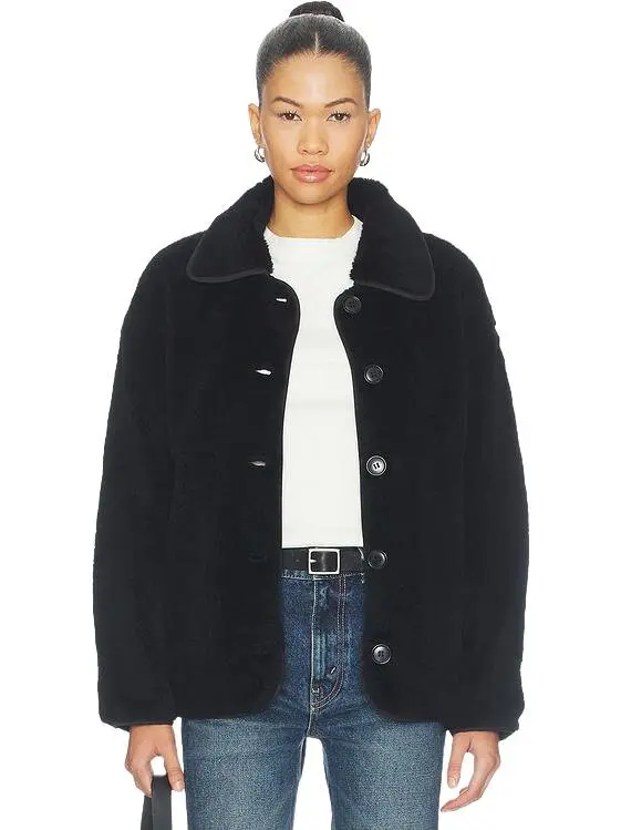 Citizens Of Humanity Astrid Sherpa Jacket - Black