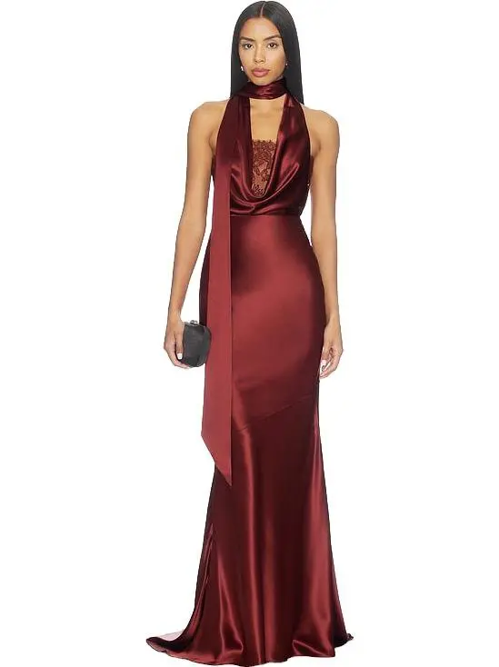 Retrofete Melly Gown - Rust