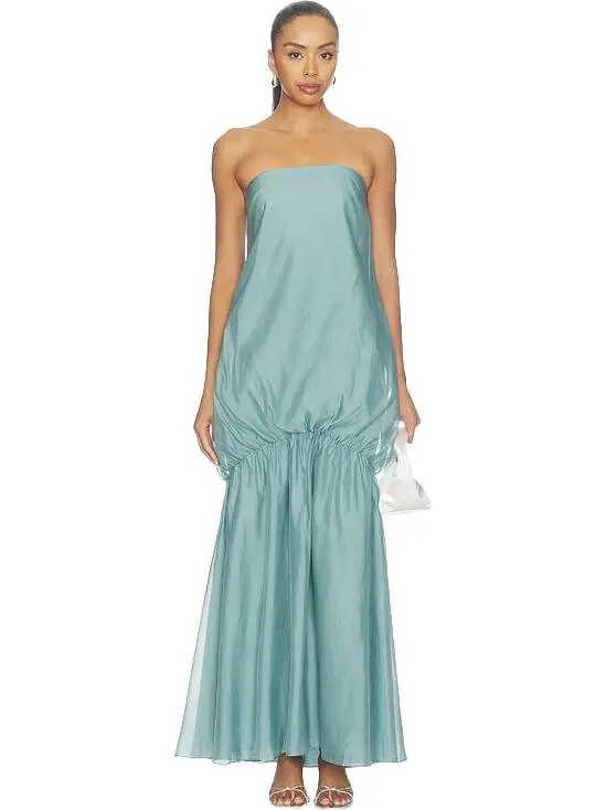 Amanda Uprichard Esme Maxi Dress - Blue