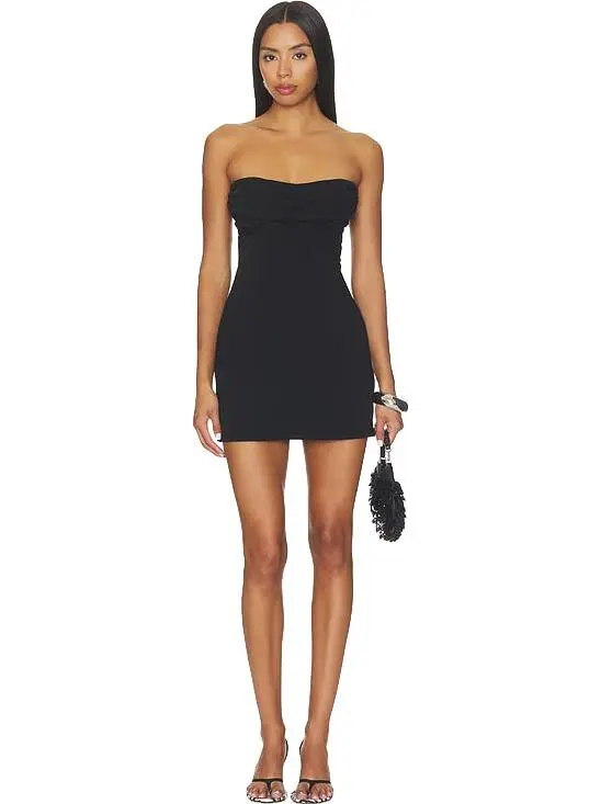 Superdown Strapless Mini Dress - Black