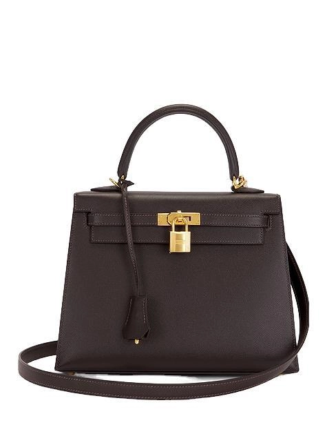 FWRD RENEW Hermes Madame Kelly 25 Handbag - Brown