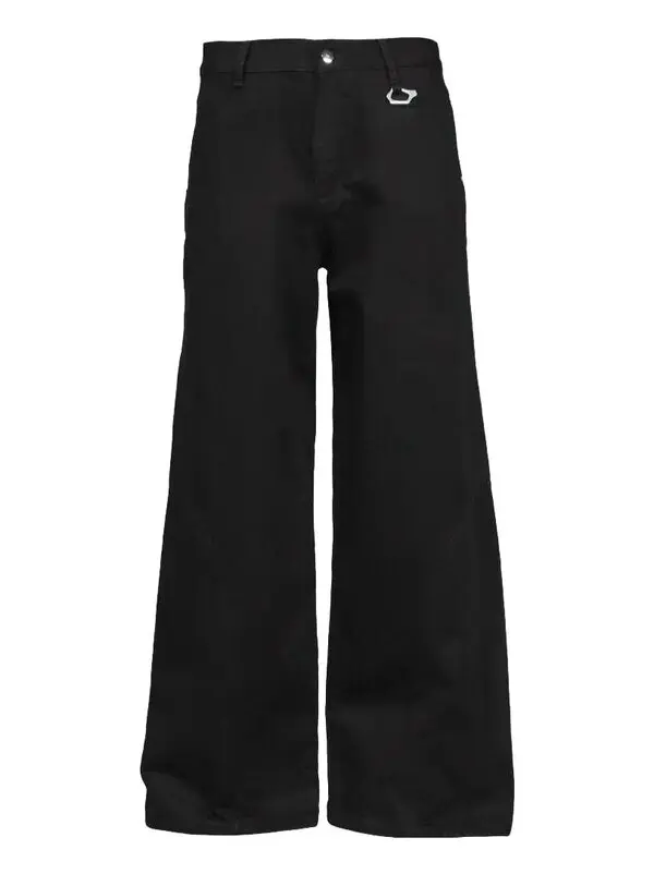 HELIOT EMIL Basalt Carabiner Detail Jeans - Black