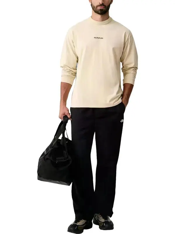 NAPAPIJRI Tenri Graphic-print Long-sleeve T-shirt - Neutrals