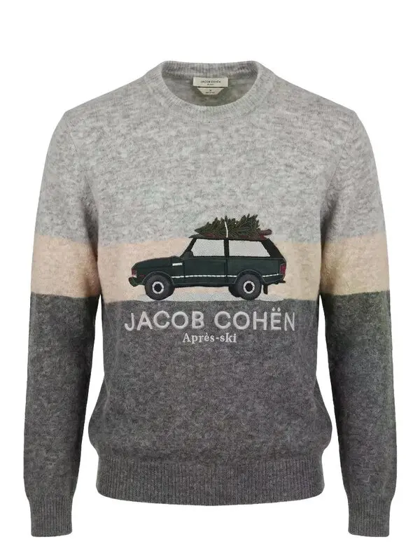 Jacob Cohen Après-ski Alpaca Sweater - Grey