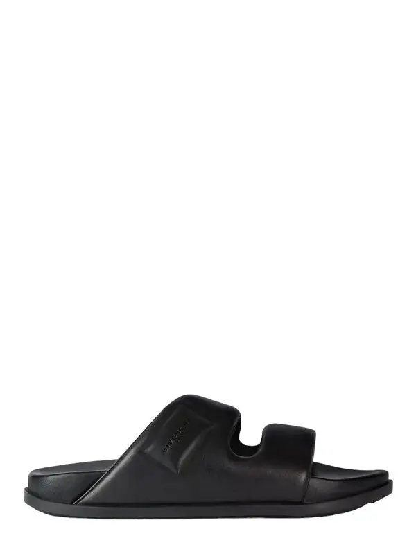 Givenchy Padded Leather Sandals - Black