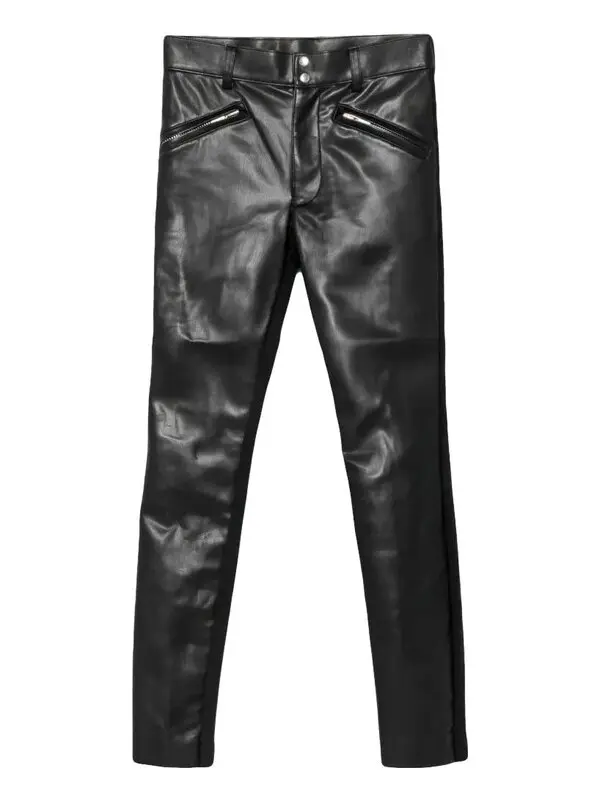 Sacai Panelled Slim-fit Trousers - Black