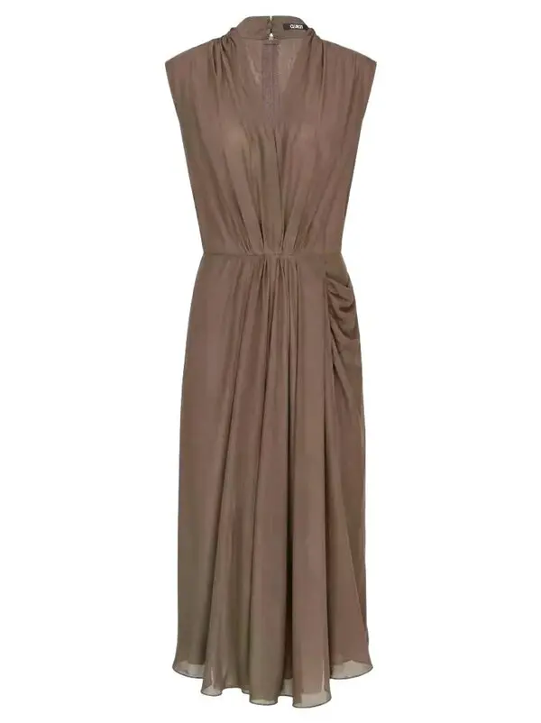CLUB21 COLLECTION Noemie Draped-design Dress - Brown