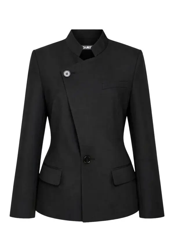 CLUB21 COLLECTION Maeve Asymmetric Jacket - Black