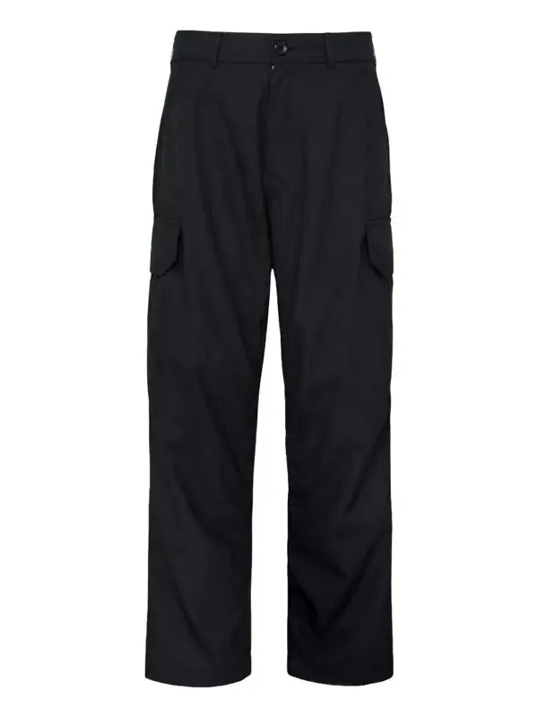 Comme Des Garçons Pinstripe Cargo Pants - Black
