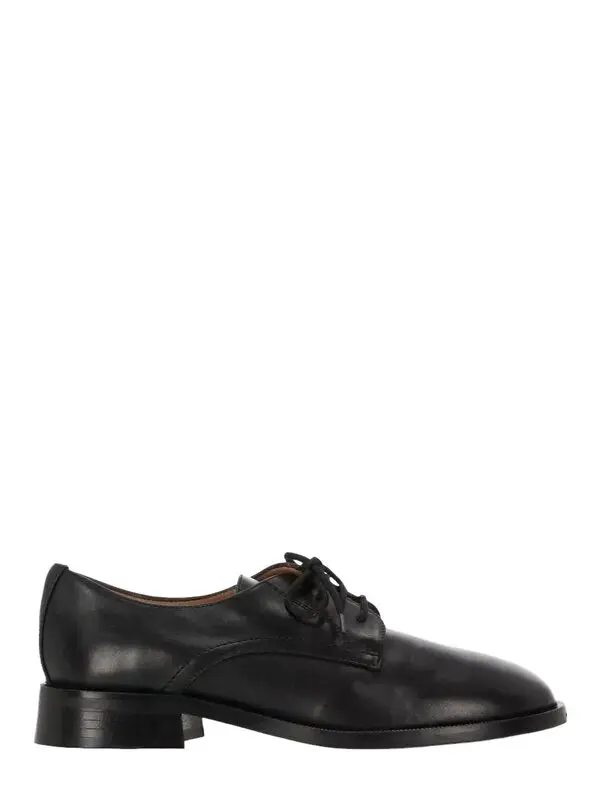GIANNI CUCCUINI Leather Derby Shoes - Black