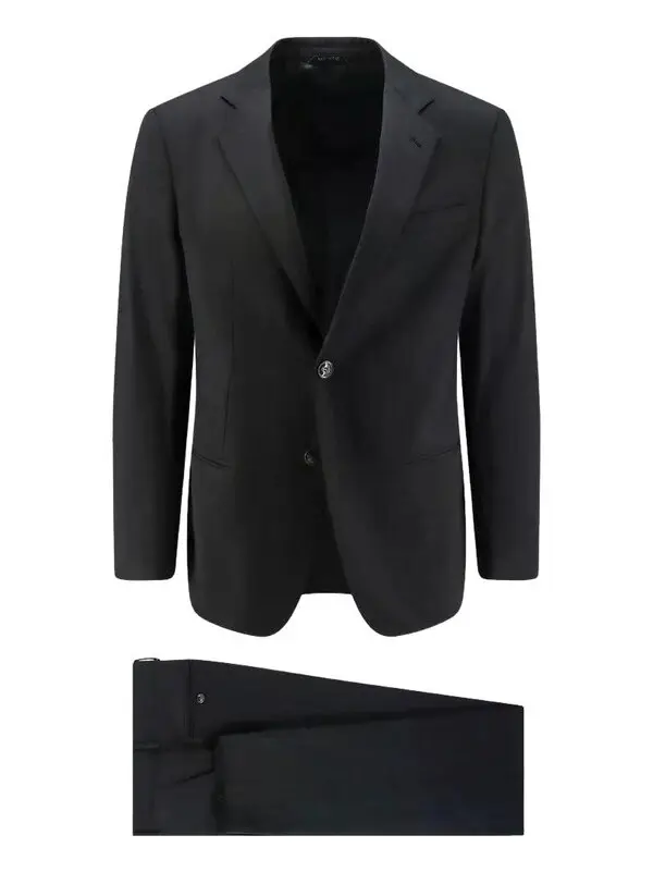 Giorgio Armani Single-breasted Suit - Black