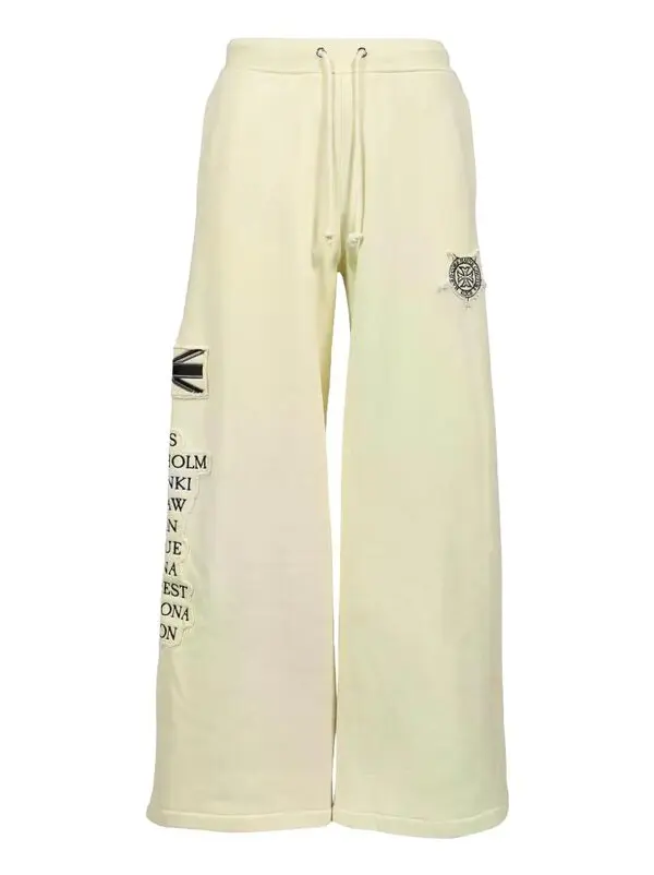 N.HOOLYWOOD Patched Track Pants - Neutrals