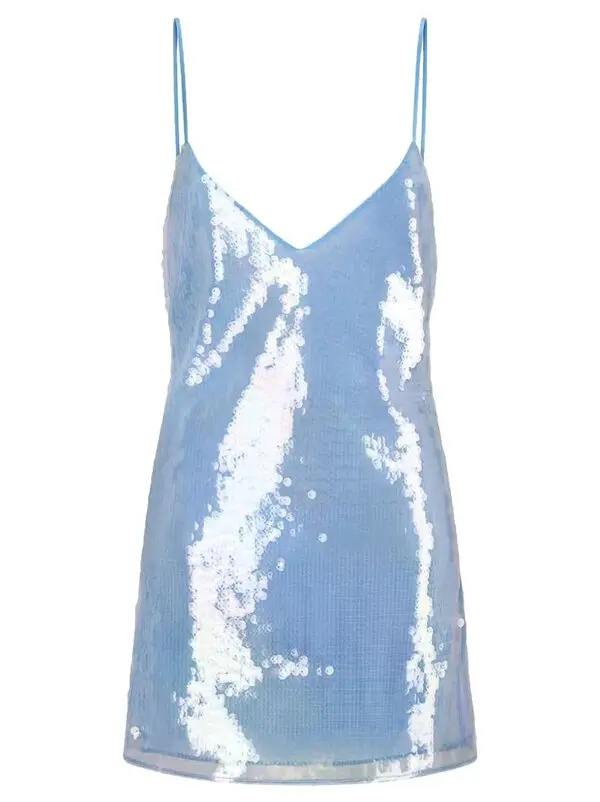 Retrofete Deserae Sequin-embellished Dress - Blue
