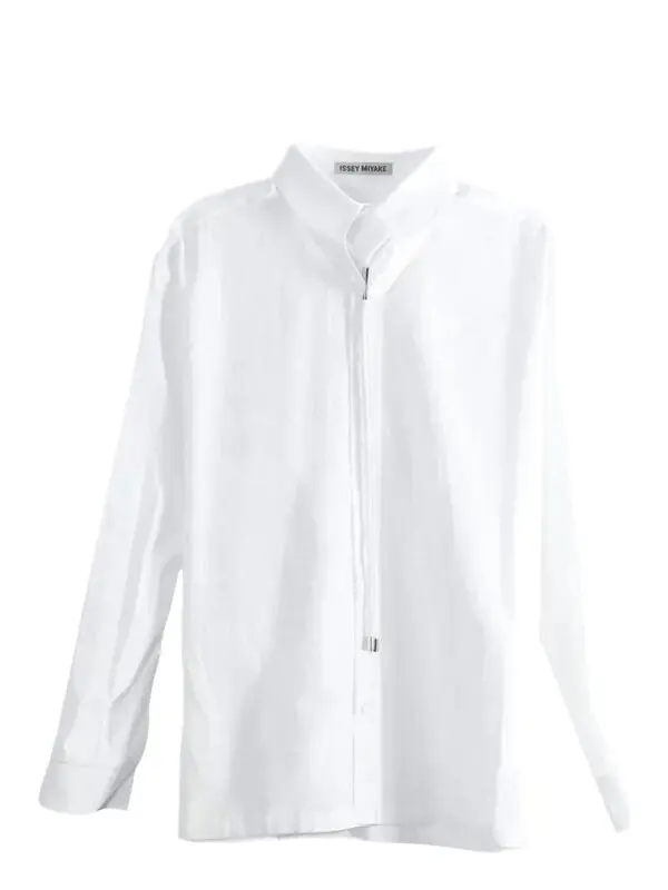Issey Miyake Monsieur Bolo-tie Shirt - White
