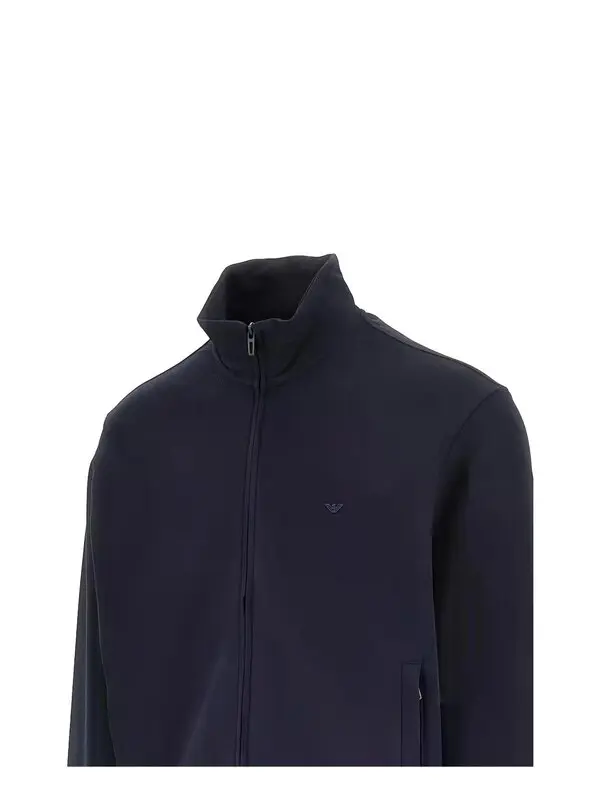 Emporio Armani Zip-up Sweatshirt - Blue