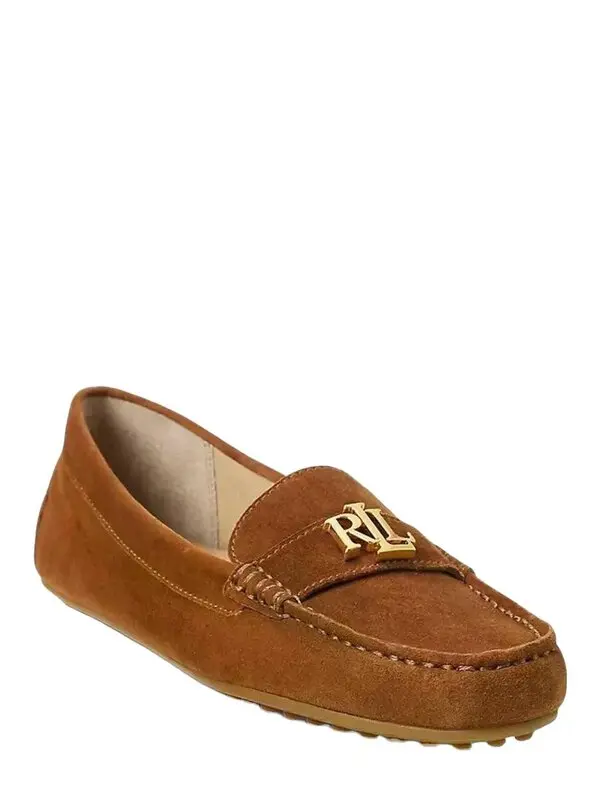 Ralph Lauren Barnsbury Logo-plaque Loafers - Brown