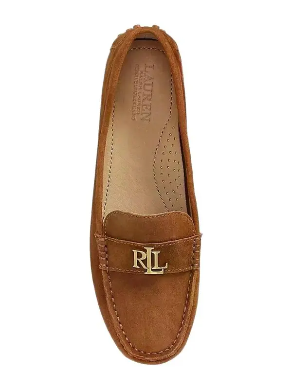 Ralph Lauren Barnsbury Logo-plaque Loafers - Brown